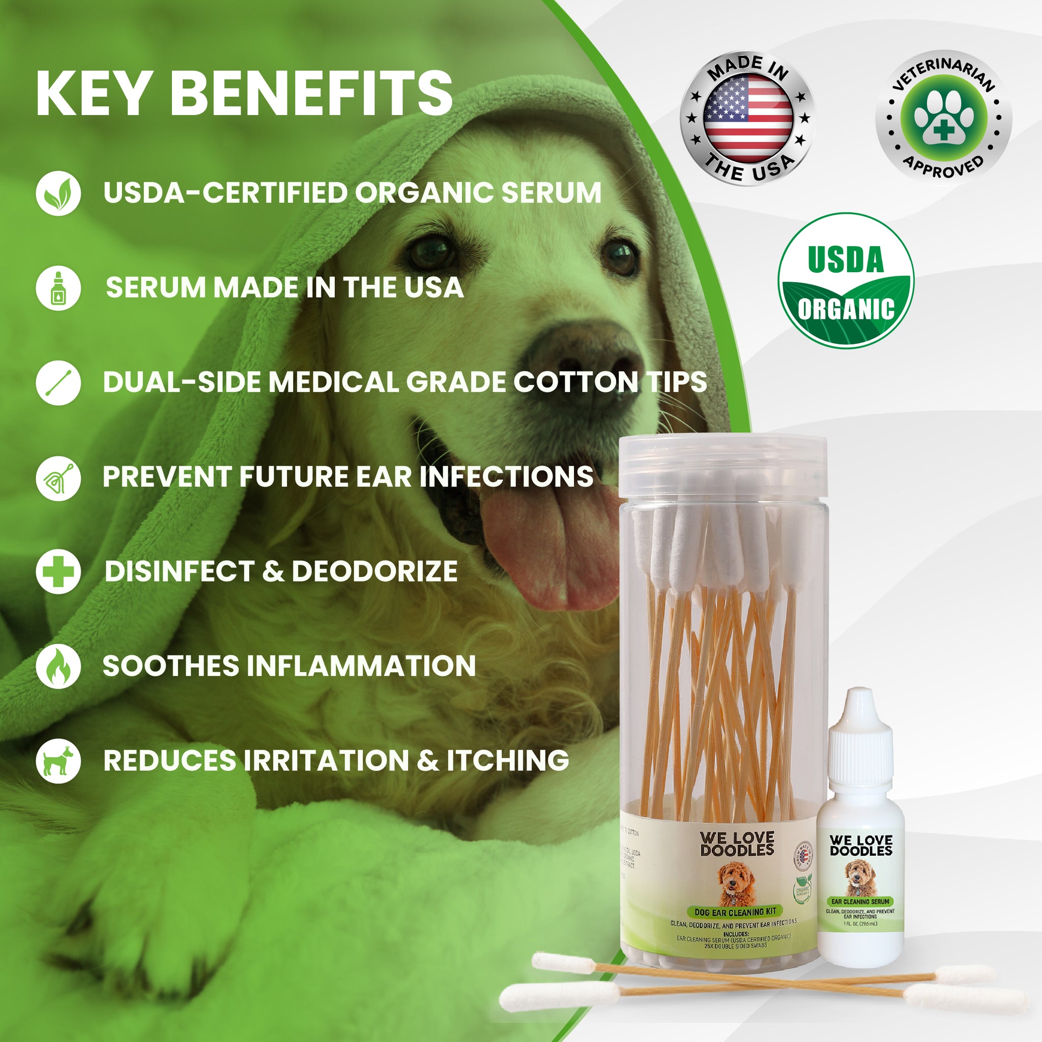 Dog Ear Serum Kit – We Love Doodles